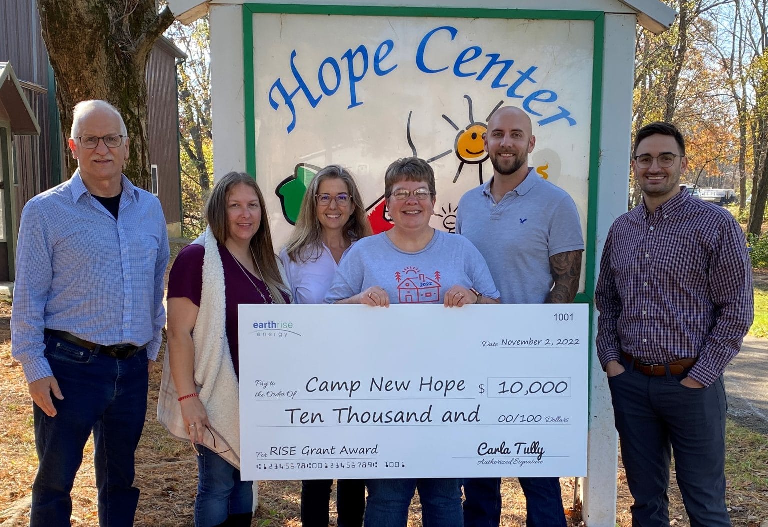 Camp New Hope Named First Earthrise Community Grant Recipient ...