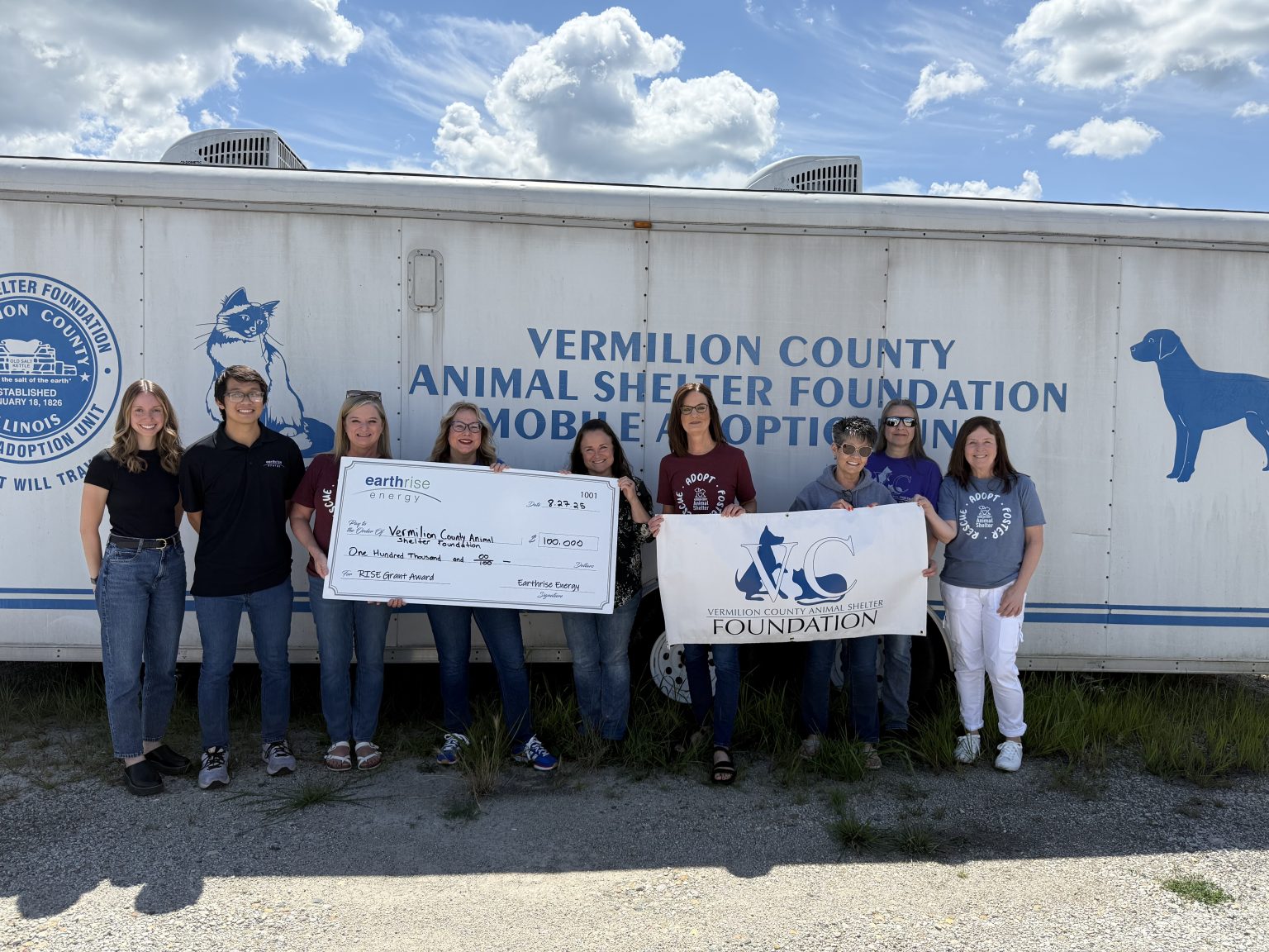 Earthrise Energy Awards $100,000 RISE Grant to Vermilion County Animal ...
